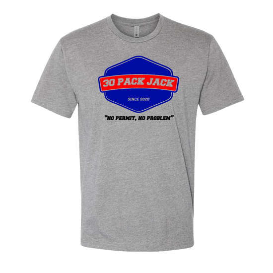 No Permit, No Problem Gray Tee – 30 Pack Apparel